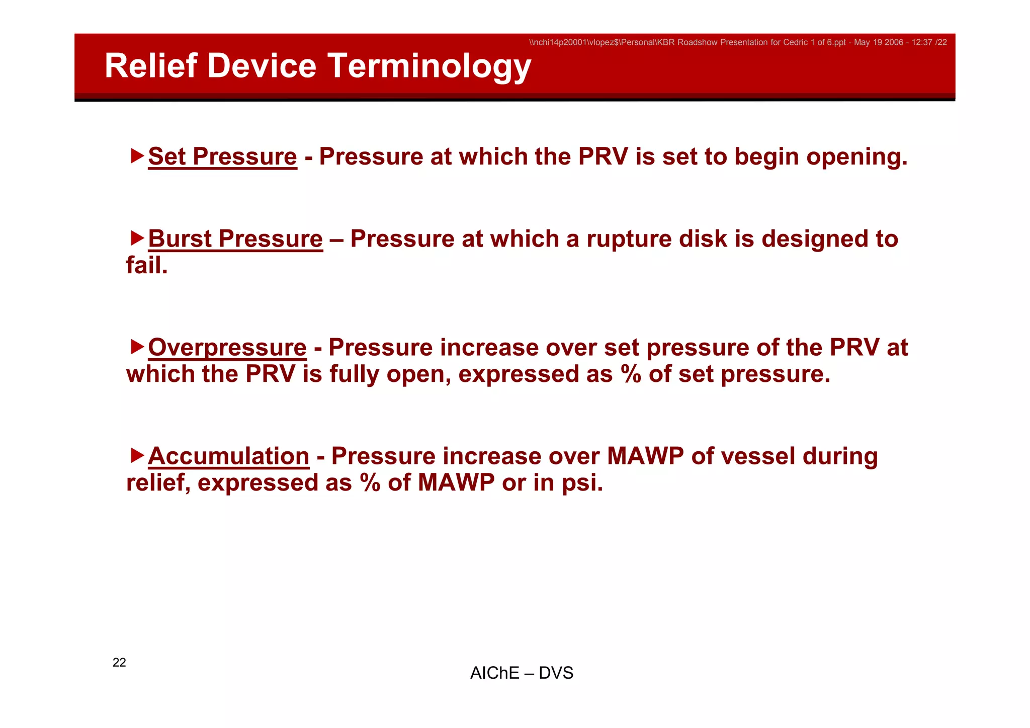 Overpressure protection | PDF