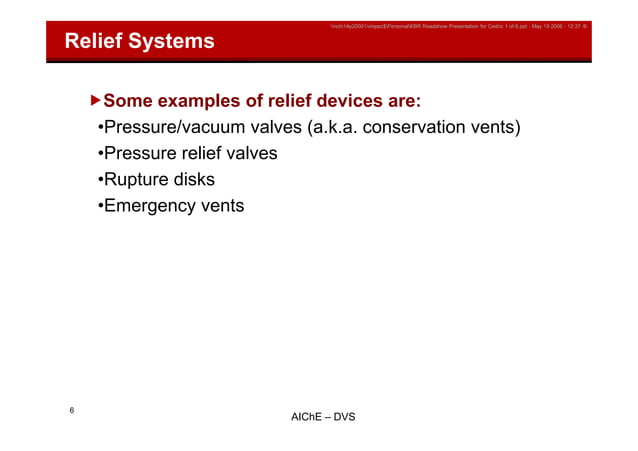 Overpressure protection | PDF | First Aid | Injuries