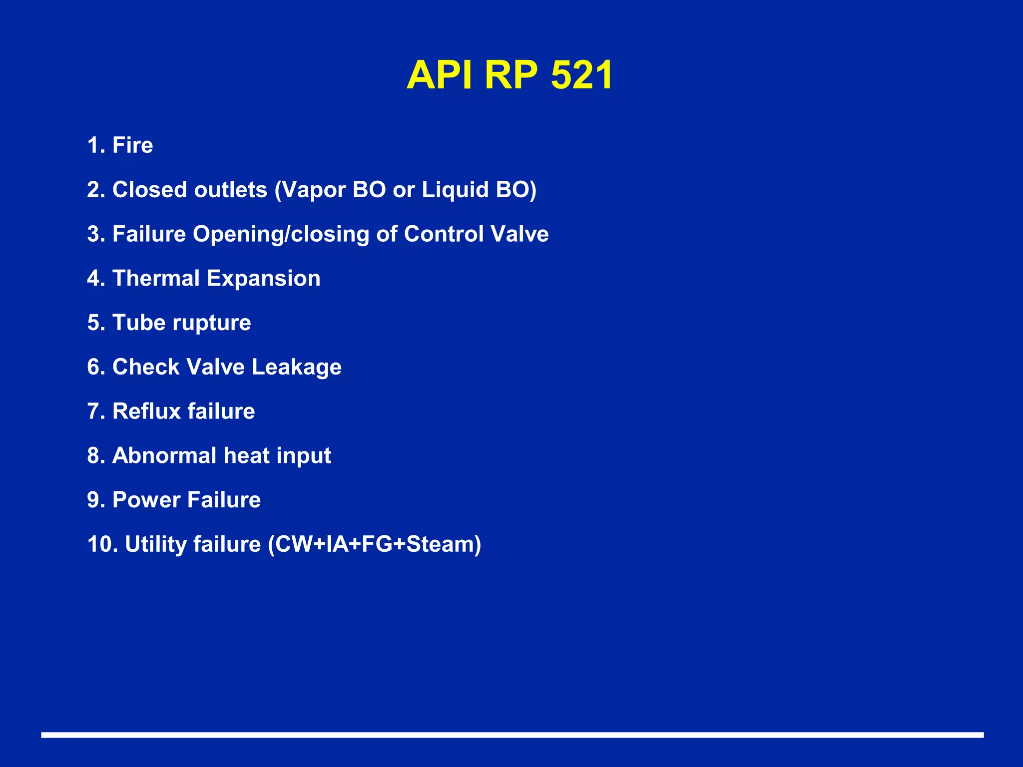 Overpressure scenarios overview final | PPT