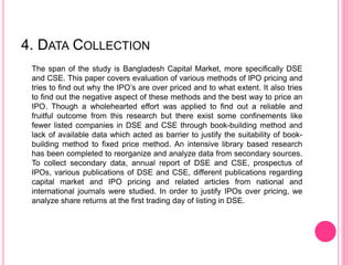 Overpricing of IPOS in Bangladesh: Book building method | PPTX