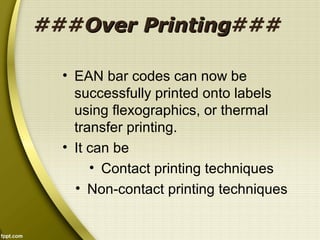 ###Over printing### & line clearance sheet by Vishnu Datta M | PPT