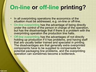 ###Over printing### & line clearance sheet by Vishnu Datta M | PPT