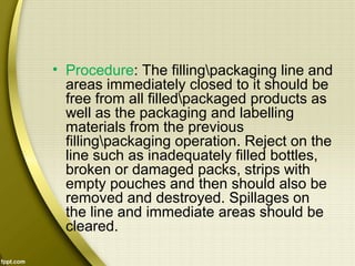 ###Over printing### & line clearance sheet by Vishnu Datta M | PPT