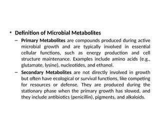Overproduction of microbial metabolites.pptx