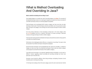 Overridingin java | PPT
