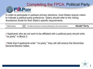 overseas-voter-training power point presentation | PPT