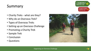 Overseas Charity Challenges | CaminoWays.com