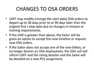 Overseas contingency operations support assignment | PPTX
