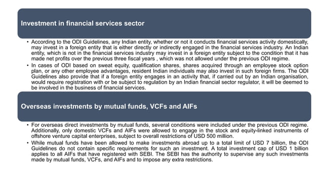 Overseas Direct Investment Regulations 2022.pptx | Business Accounting & Finance | Business