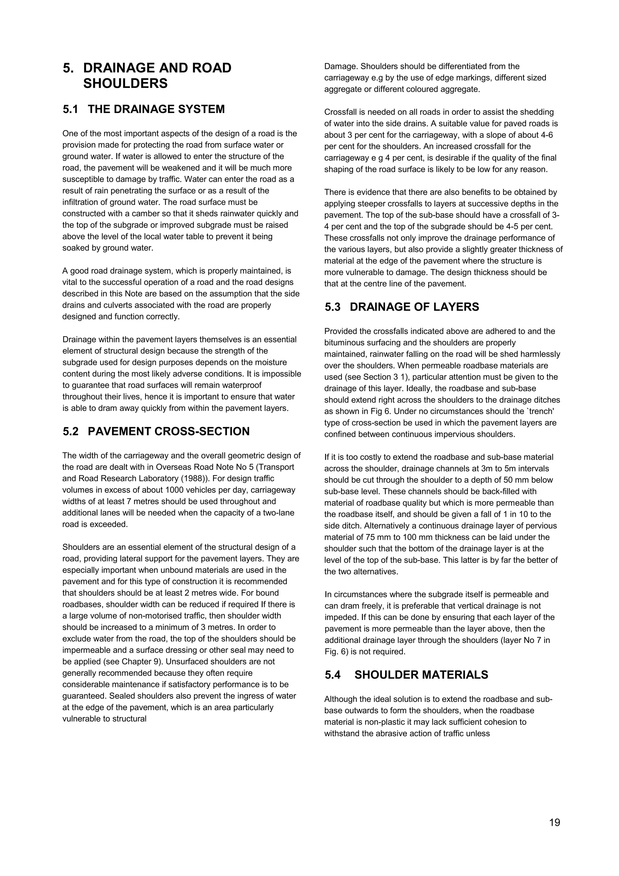 Overseas road note 31 | PDF