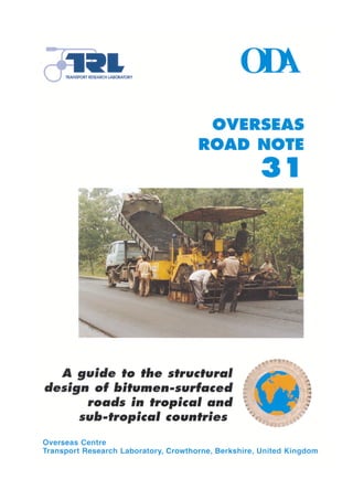 Overseas road note 31 | PDF