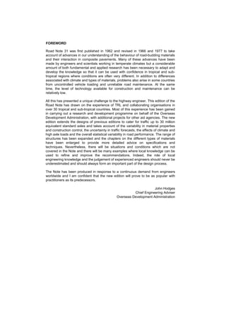 Overseas road note 31 | PDF