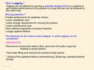 Pigging In OIL INDUSTRY | PPT