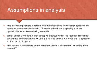 Overtaking sight distance | PPTX