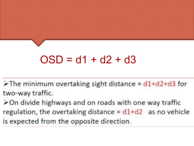 Overtaking sight distance | PPTX | Off-Road Vehicles | Auto Body Styles