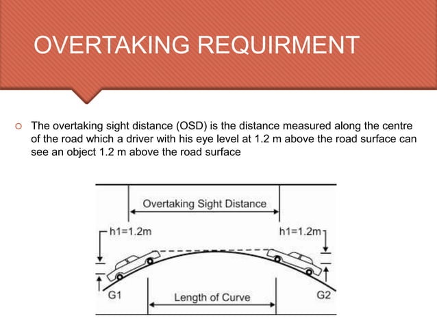 Overtaking sight distance | PPTX | Off-Road Vehicles | Auto Body Styles