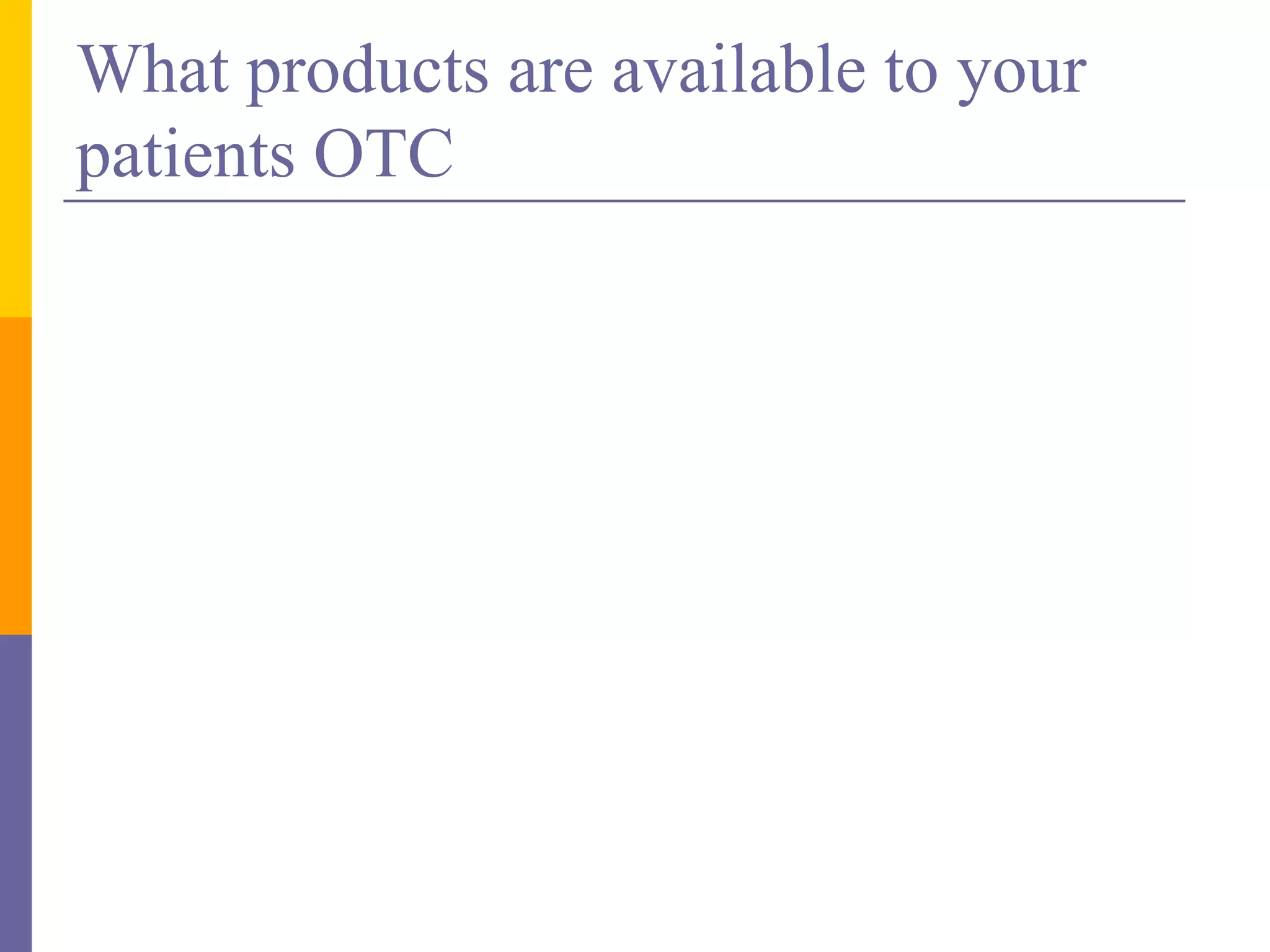 Over The Counter Drugs | PPT