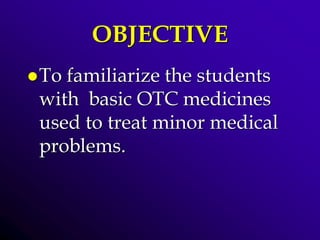 Over the counter medications | PPT