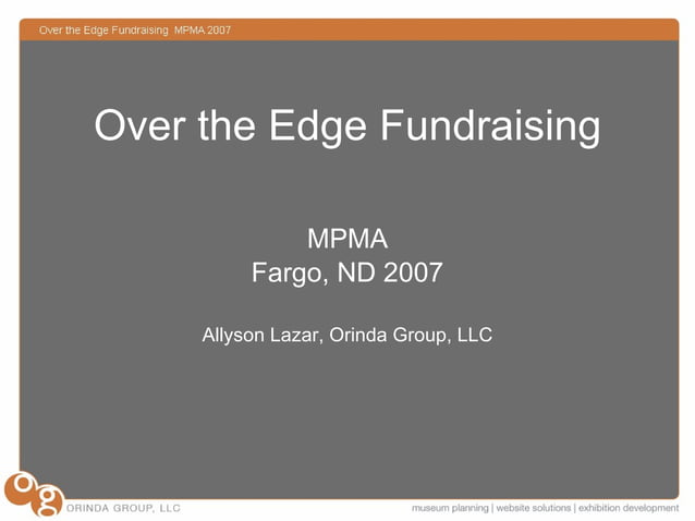Over the Edge Fundraising | PPT