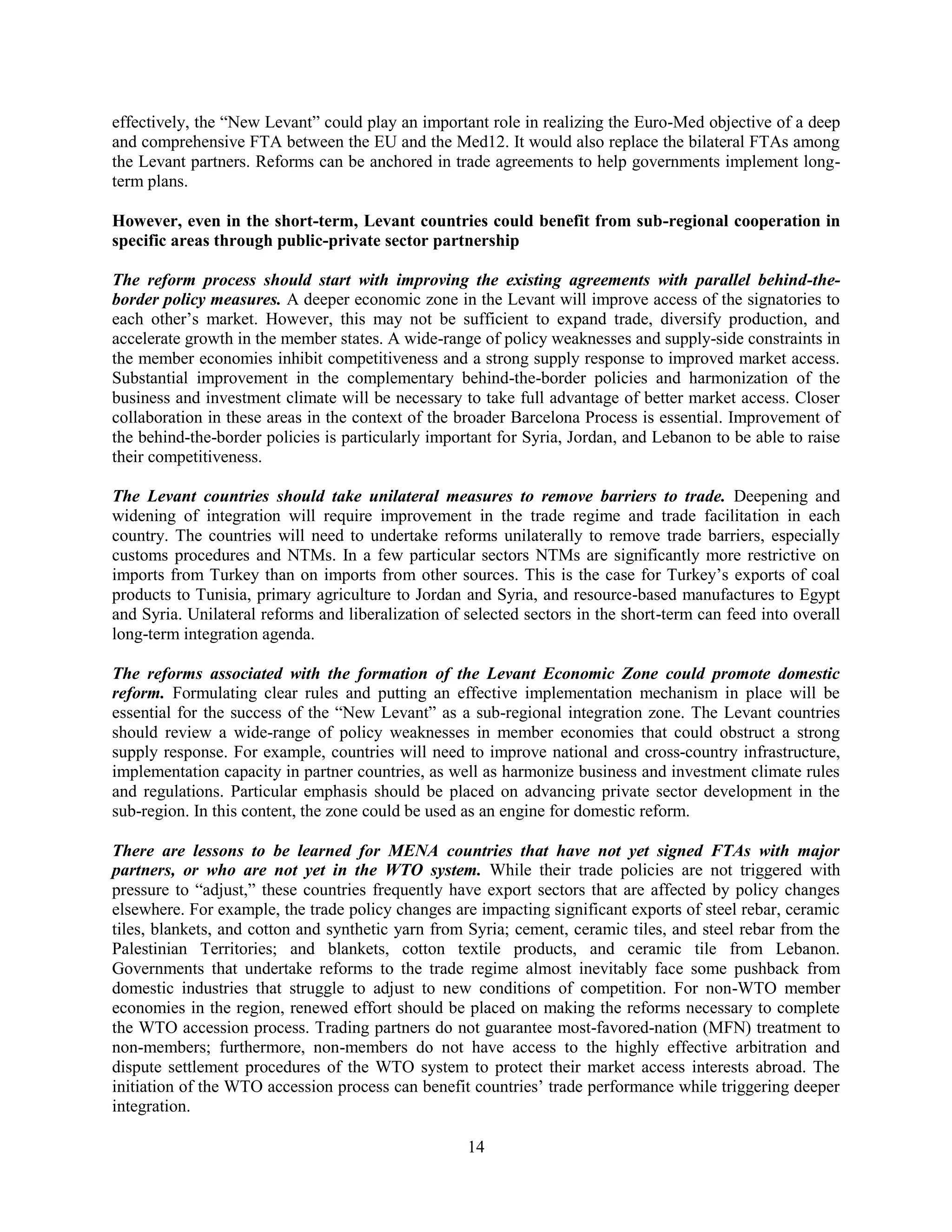 Over the Horizon: a New Levant (executive summary) | PDF