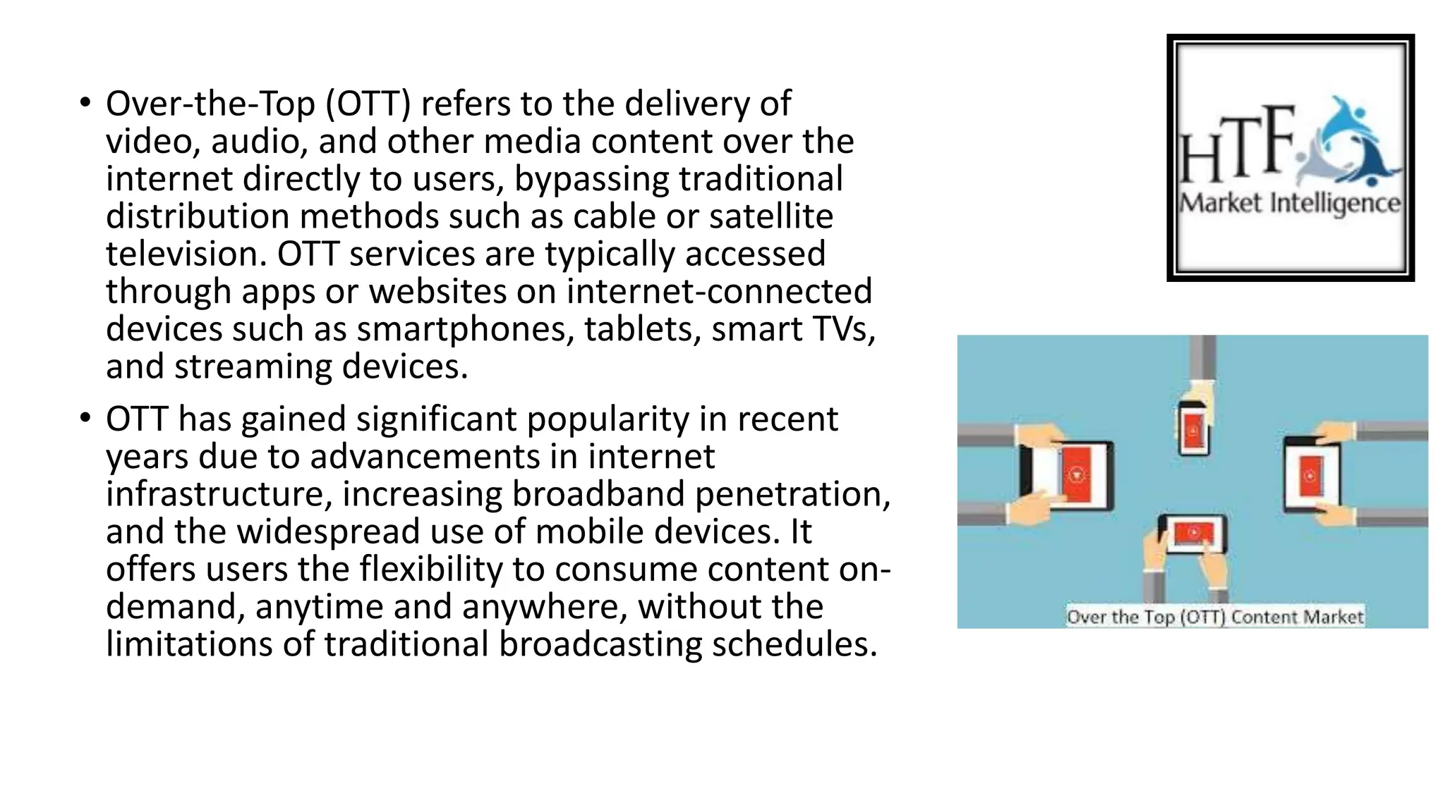 Over the Top (OTT) Market Size & Growth Outlook 2024-2030 | PPTX