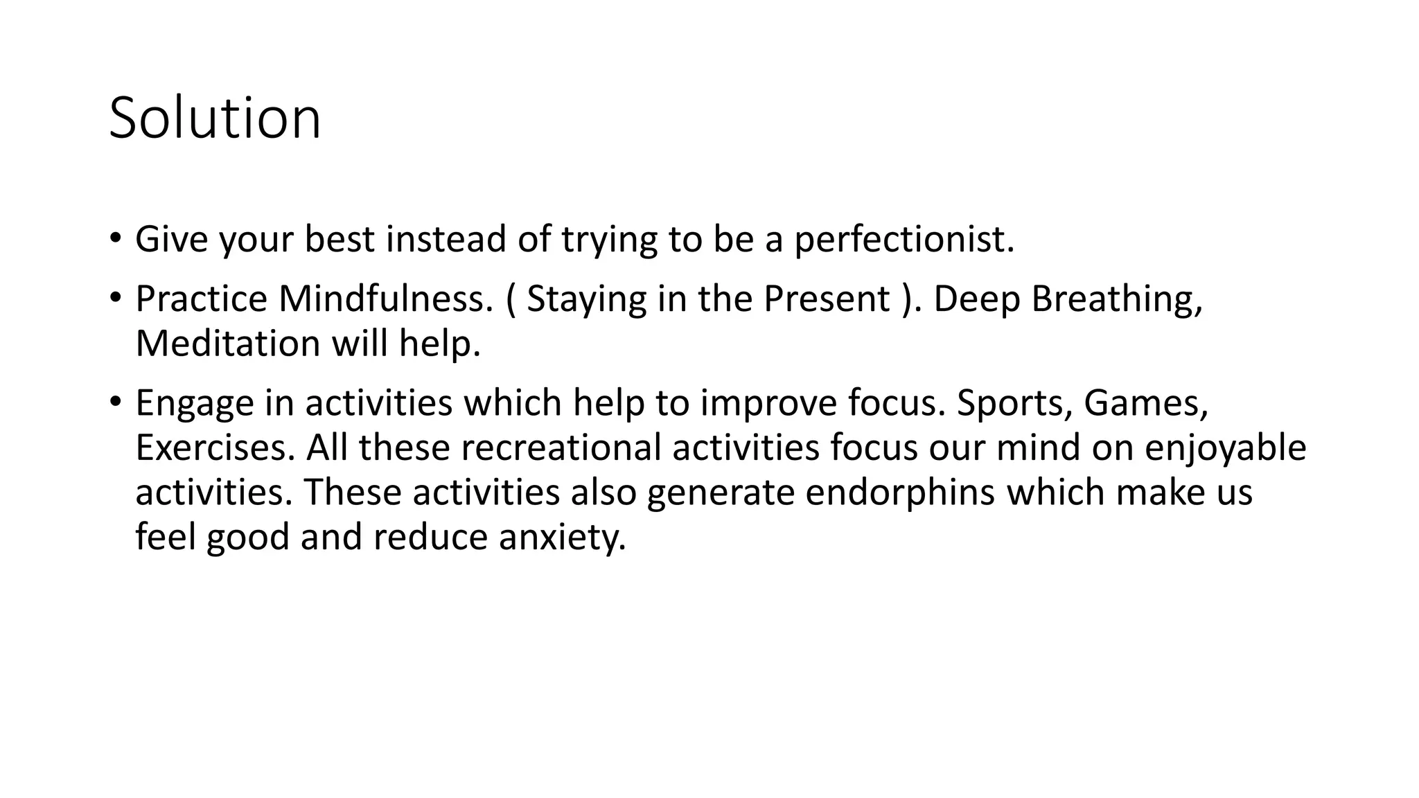 Overthinking and Stress Management presentation | PPTX