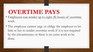 Overtime Pay power point presentation materials | PPTX