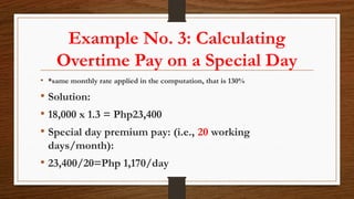 Overtime Pay presentations and materials | PPTX
