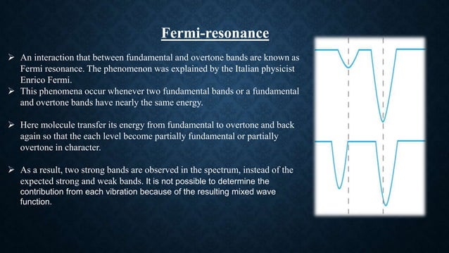 Overtone & fermi resonance in IR | PPTX | Chemistry | Science