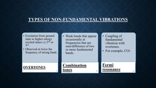 Overtone & fermi resonance in IR | PPTX