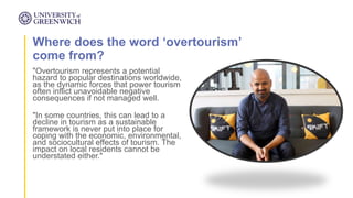 Overtourism - a real crisis? | PPTX