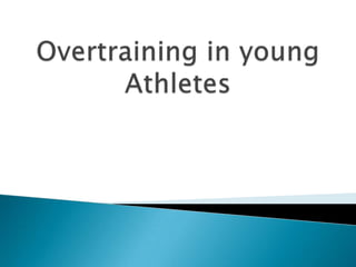 Overtraining slide | PPTX