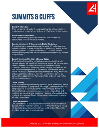 Overture 2.0 - Connect the Dots of the Premium Economy | PDF