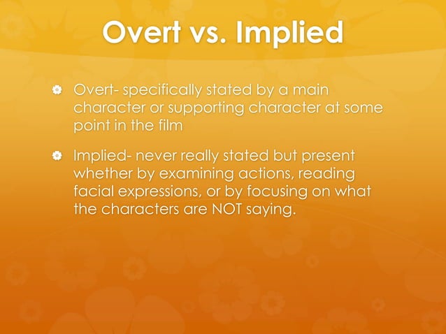 Overt vs. implied messages | PPTX