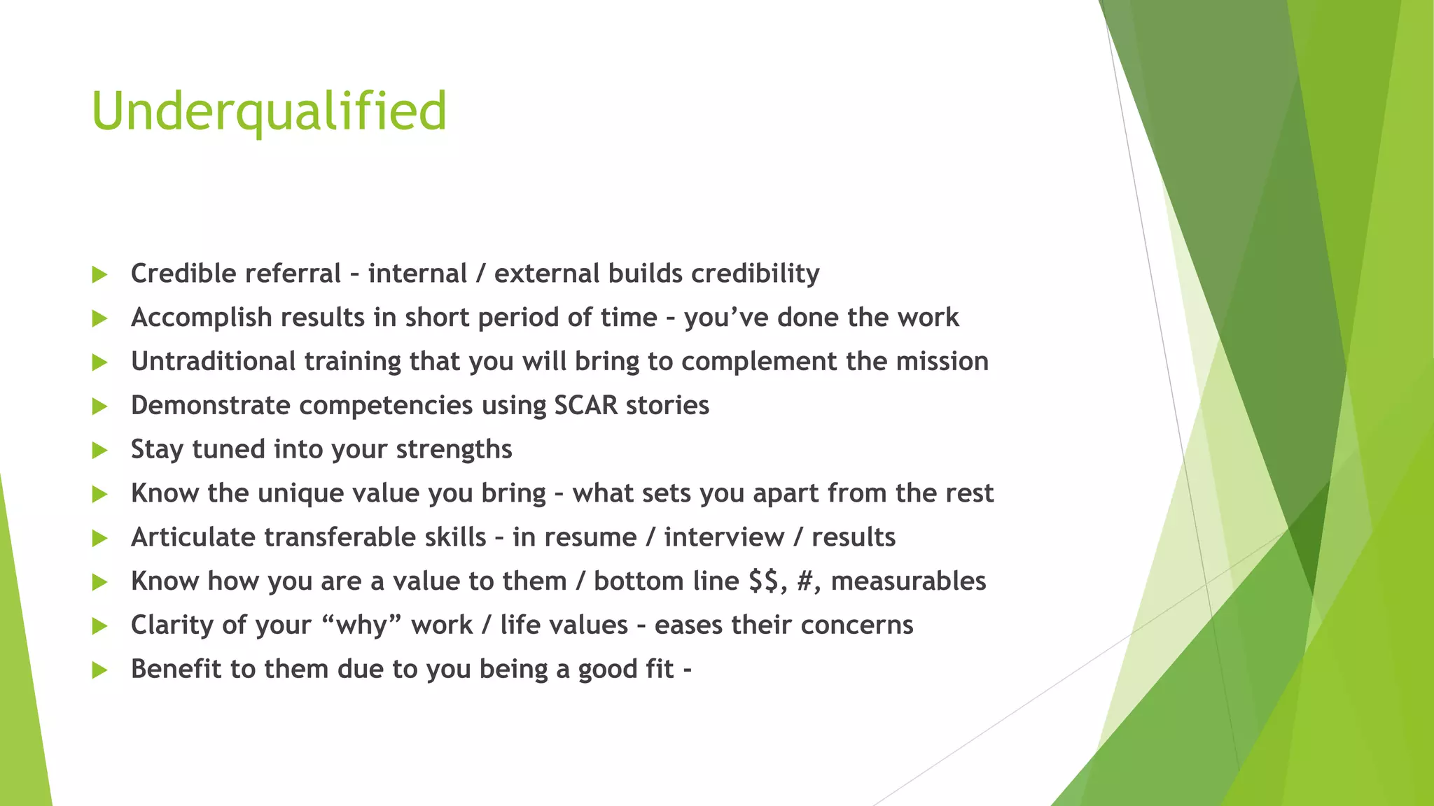Over and Underqualified | PPT