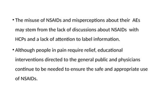 Overuse and Misperceptions of NSAIDs (Final) - Copy.pptx