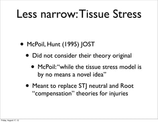Overuse Bone and Tendon Injuries - Science and Theories of Tomorrow | PDF