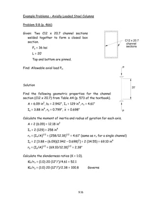 Overvew column analysis | PDF