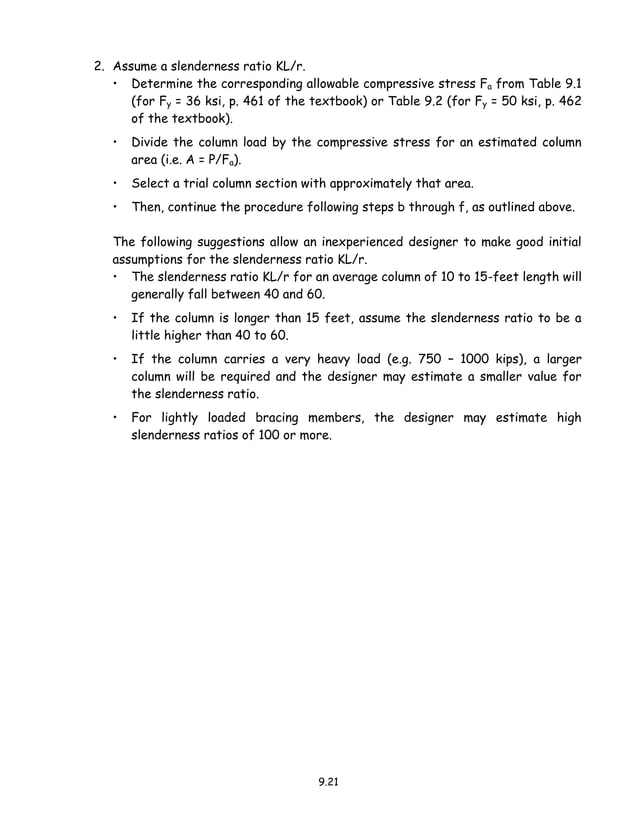 Overvew column analysis | PDF