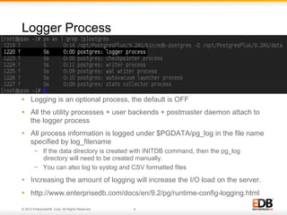 Overview of Postgres Utility Processes | PDF