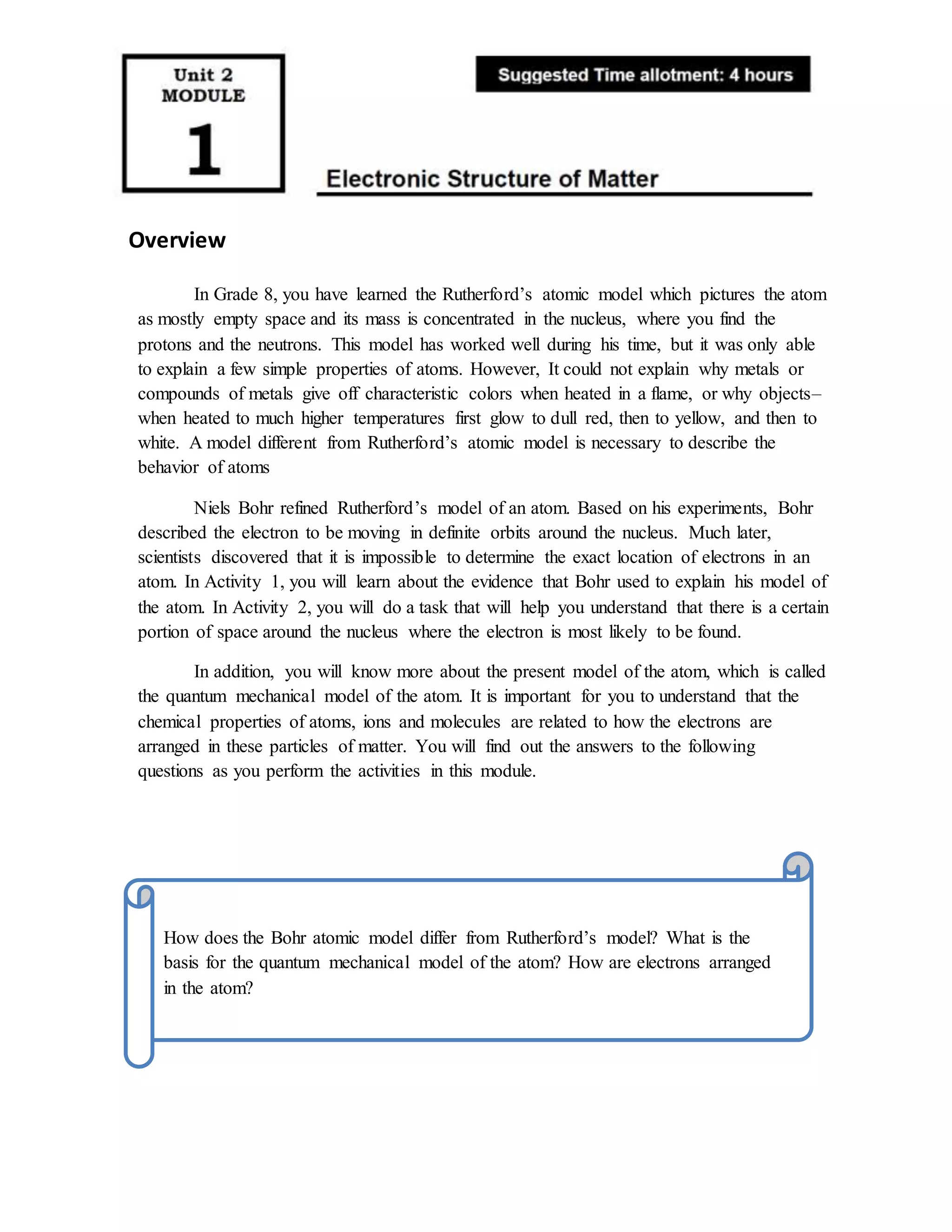 Science Grade 9 Second Quarter (1st and 2nd activity only) | DOCX