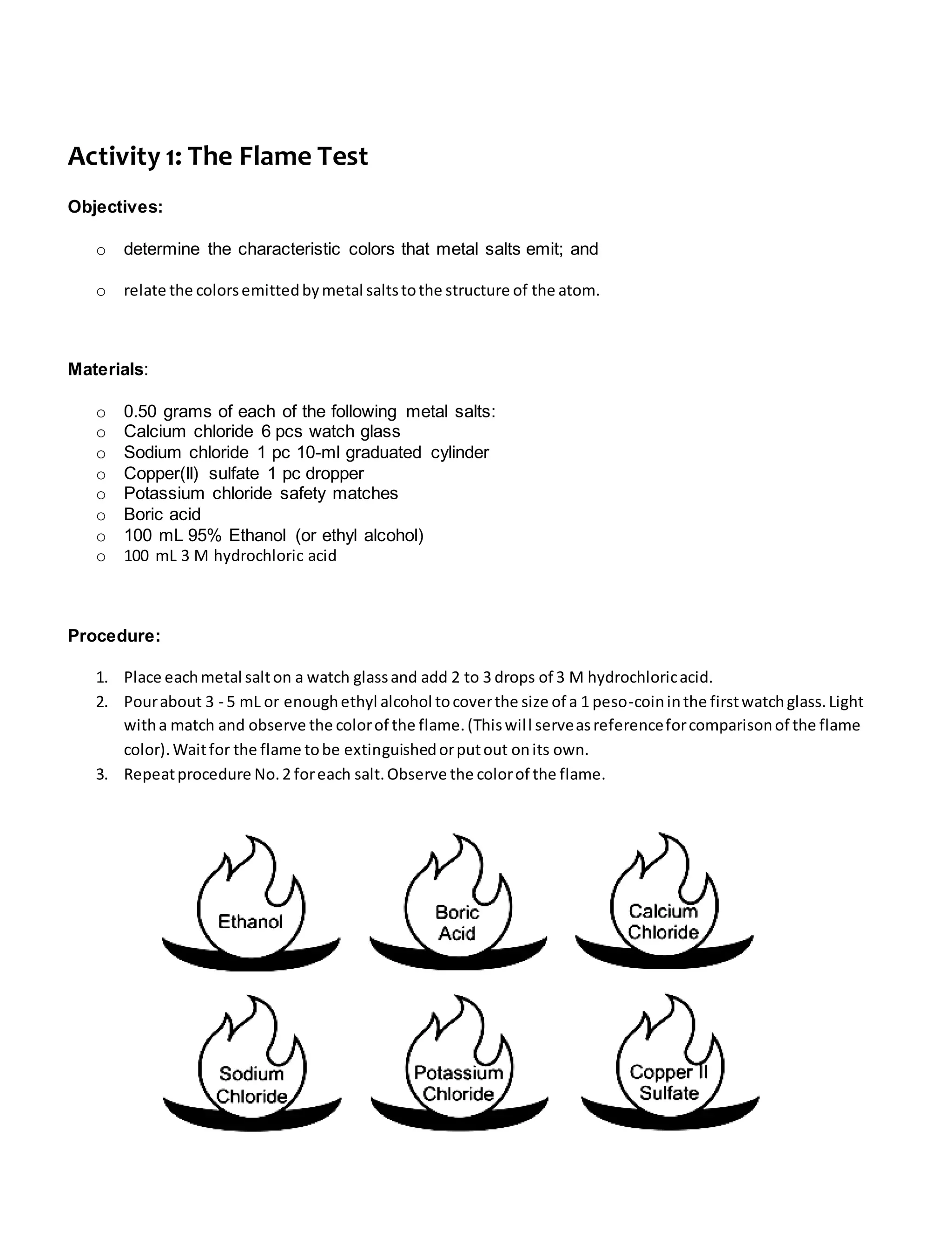 Science Grade 9 Second Quarter (1st and 2nd activity only) | DOCX