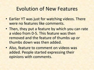 Evolution Of YouTube | PPTX
