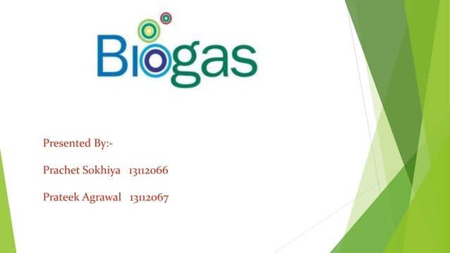 biogas | PPTX | Chemistry | Science
