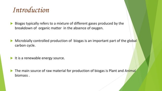 biogas | PPTX | Chemistry | Science