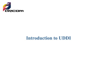 UDDI Overview | PPT