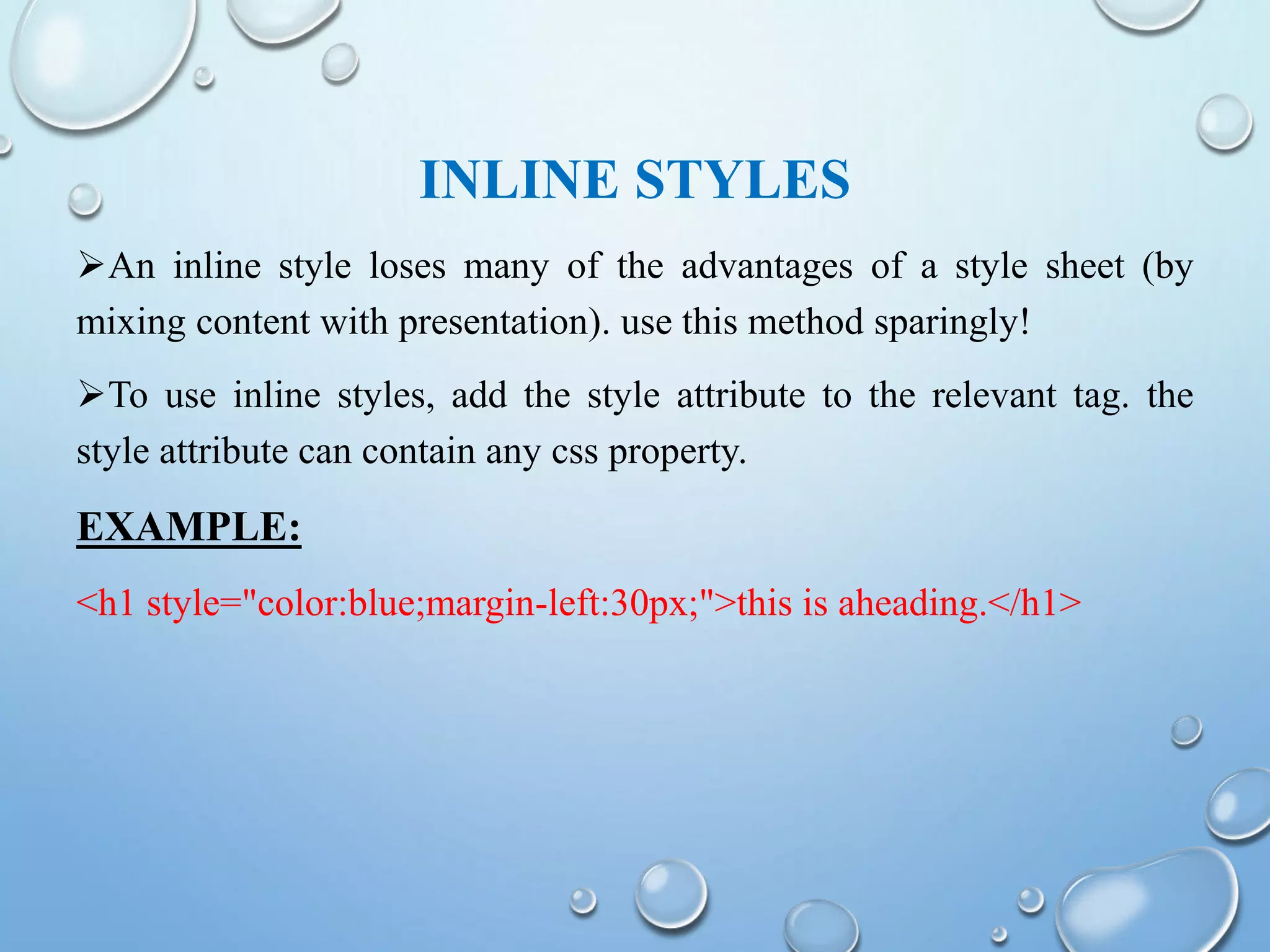 An Overview Of Html Css And Java Script Ppt