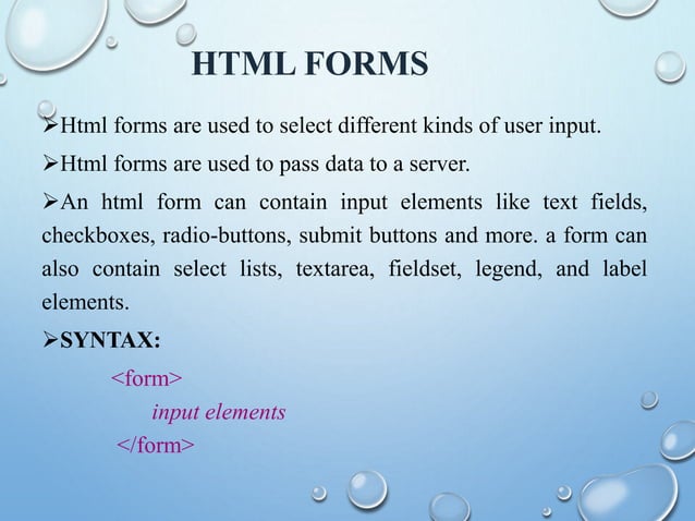 An Overview Of Html Css And Java Script Ppt