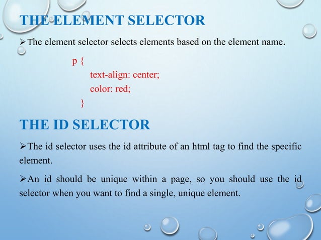 An Overview of HTML, CSS & Java Script | PPTX | Web Development | Internet
