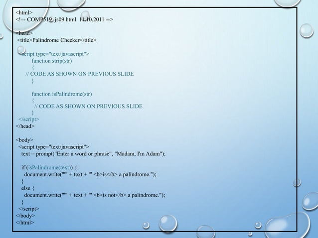 An Overview Of Html Css And Java Script Ppt